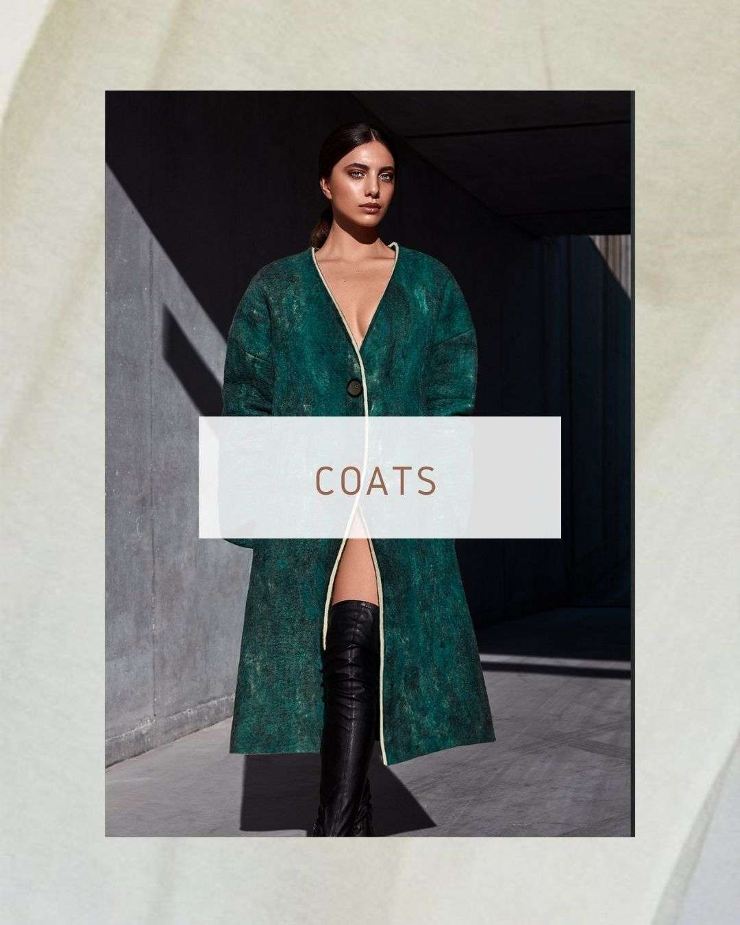 Sustainable Coats for women - Amargi